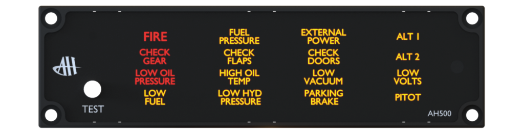 AH500 Central Warning Panel - Aero Safety Systems
