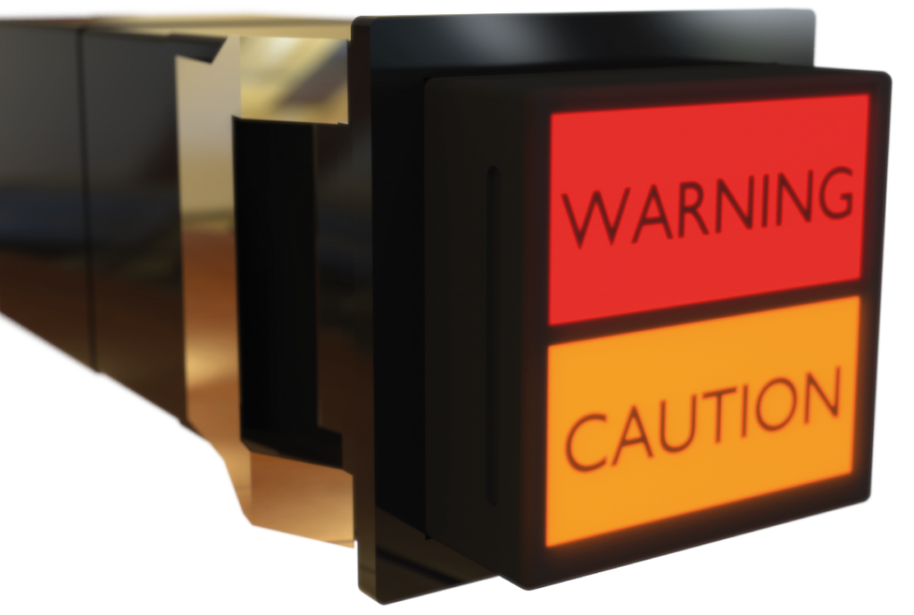 AH501 Master Caution / Master Warning Switch - Aero Safety Systems